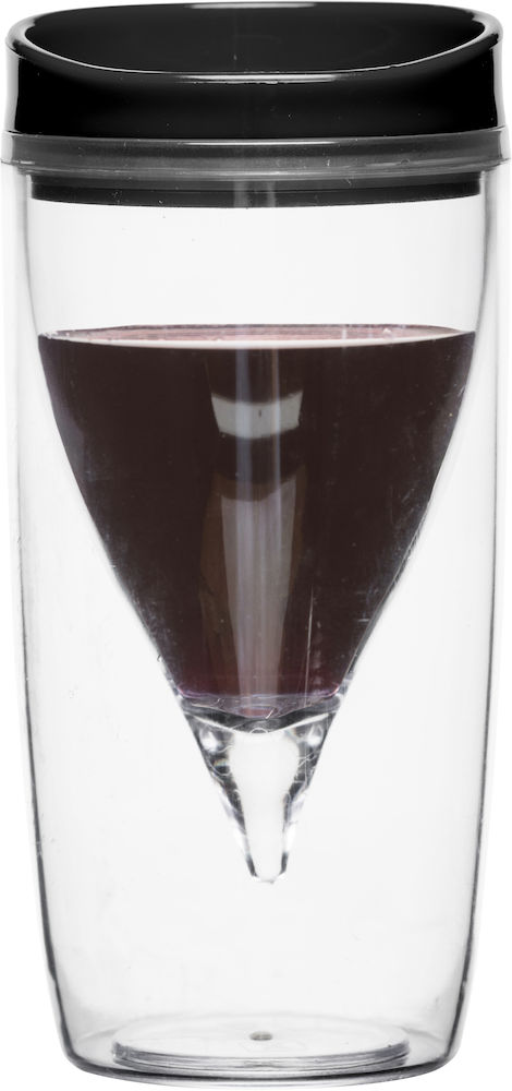 Sagaform Picnic viinilasi, musta kansi POISTUVA - Anuco verkkokauppa